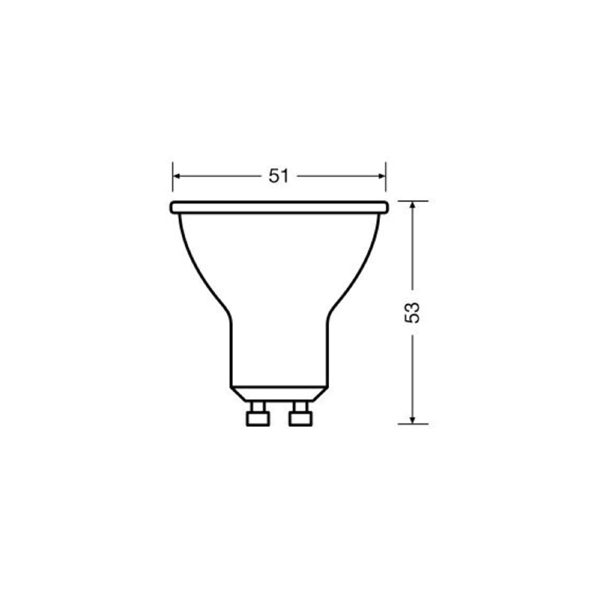 Osram GU10 Duylu 6,9 W Led Ampul 3000 Kelvin Sarı Işık - 56.67 TL + KDV