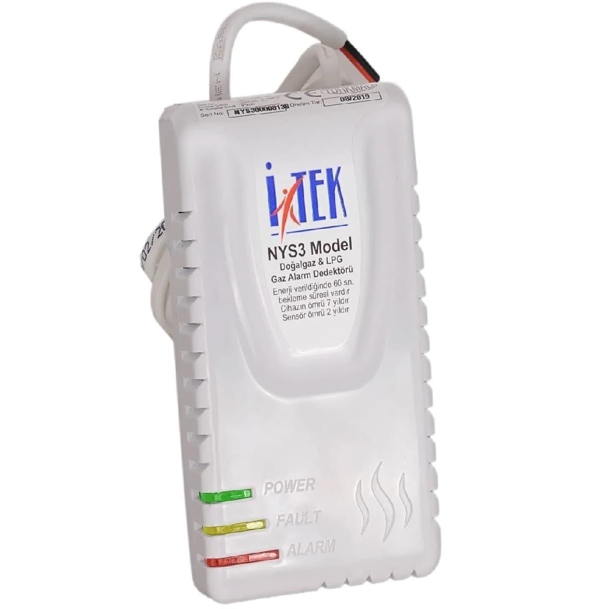 İtek Nys-3 Model Gaz Alarm Cihazı - 416.67 TL + KDV