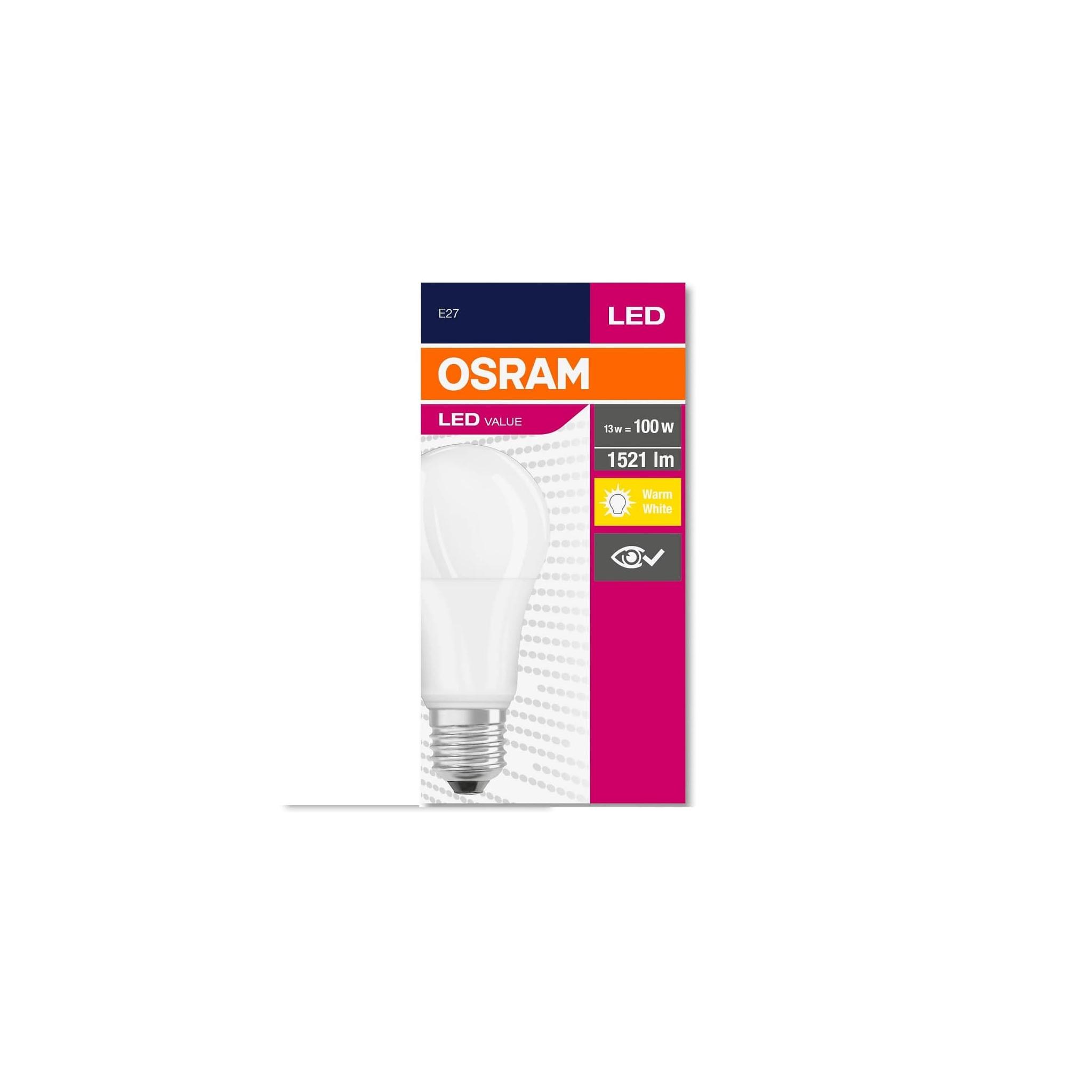 Osram Led Ampul 1521 Lümen 13W E-27 2700K Sarı Işık 5 Adet - 325.00 TL ...
