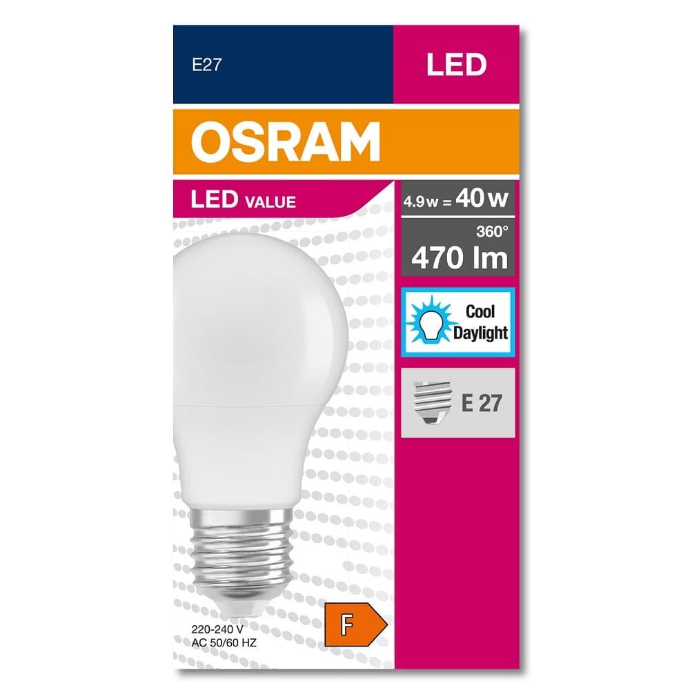 Osram 4,9w Led Value Beyaz Işık E-27 Mini Led Ampul 5 Adet - 250.00 TL + KDV